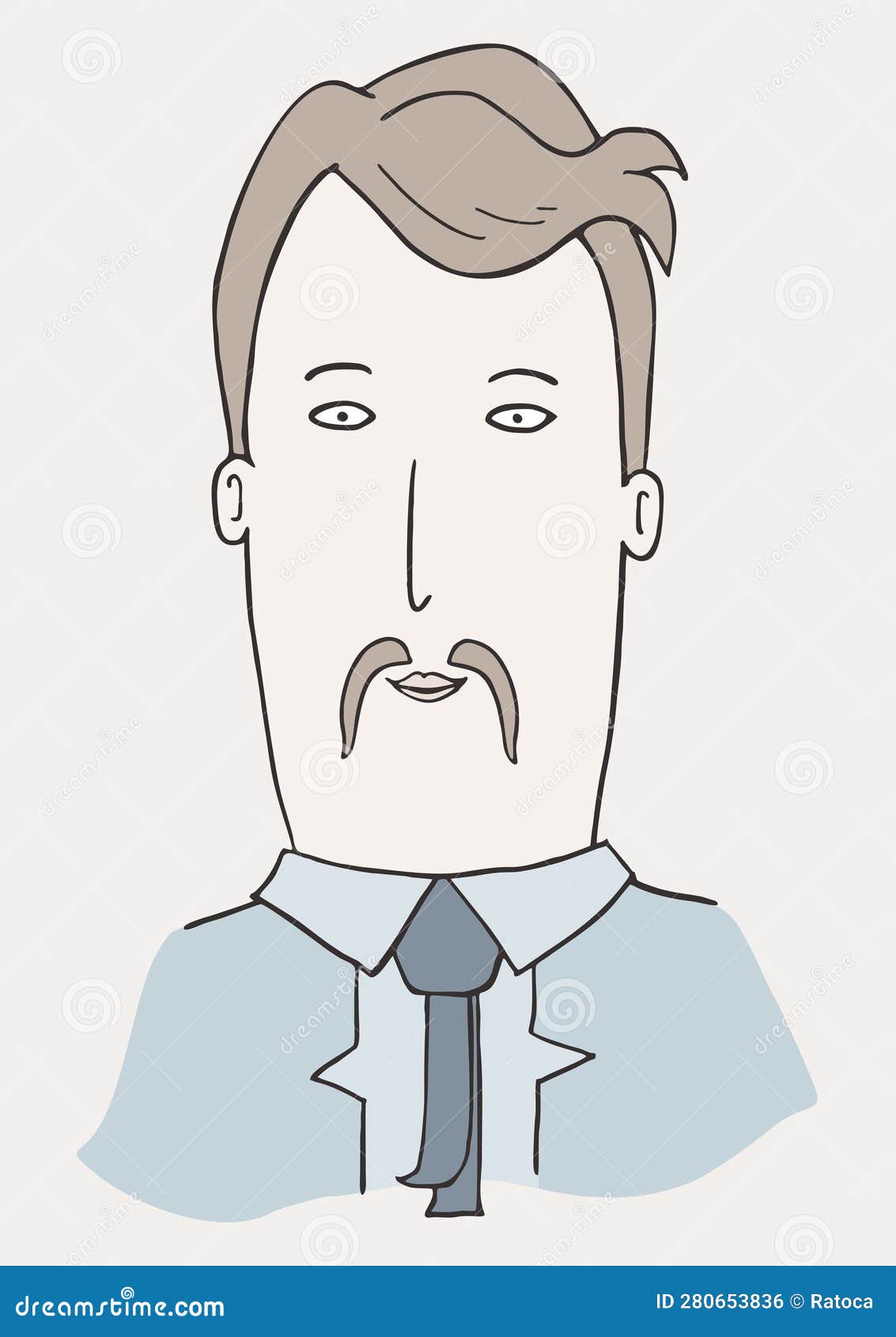 Man face illustration stock vector. Illustration of face - 280653836