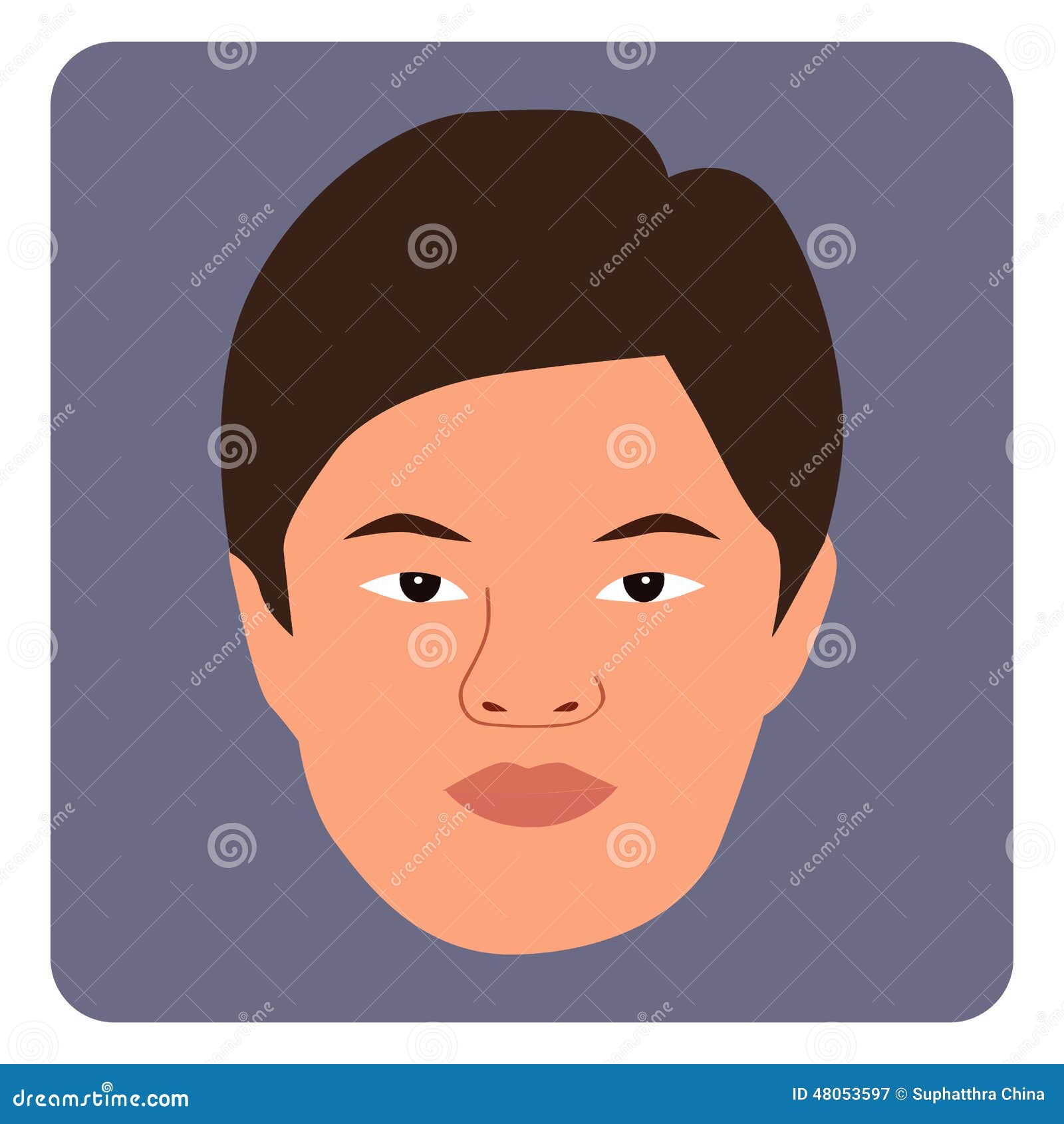 Man Face 2 stock vector. Illustration of vector, human - 48053597