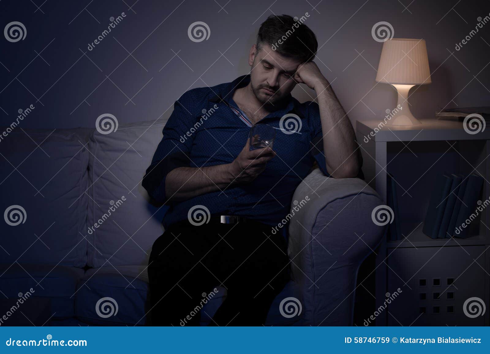 Man Falling into Alcoholism Stock Image - Image of friendless, coach ...