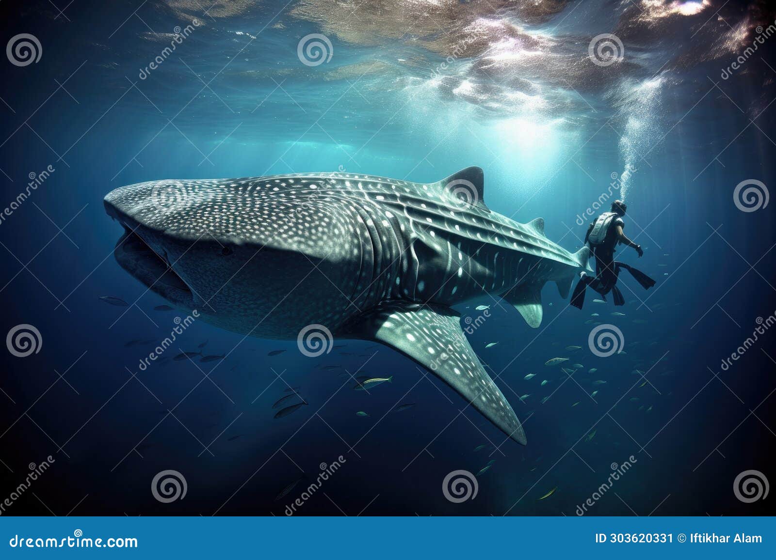 A Man Fearlessly Swims Side by Side with a Massive Whale in the Vast ... A Man Fearlessly Swims Side by Side with a Massive Whale in the Vast ...