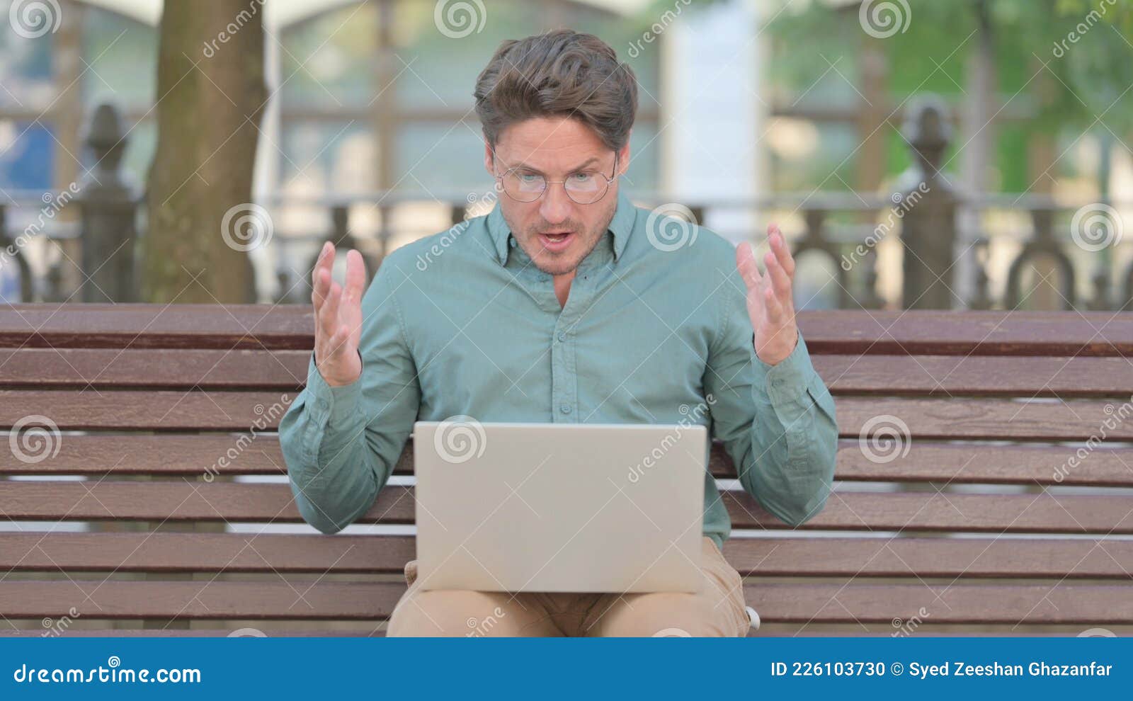 Man Feeling Angry while Using Laptop Stock Photo - Image of working ...