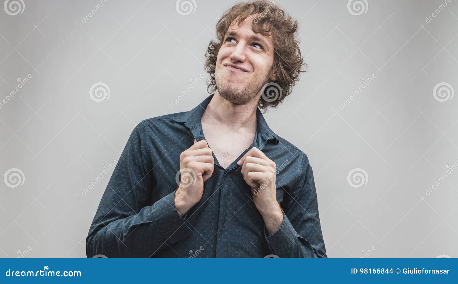 Man Feeling Beautiful Fine and Successful Stock Photo - Image of adult ...
