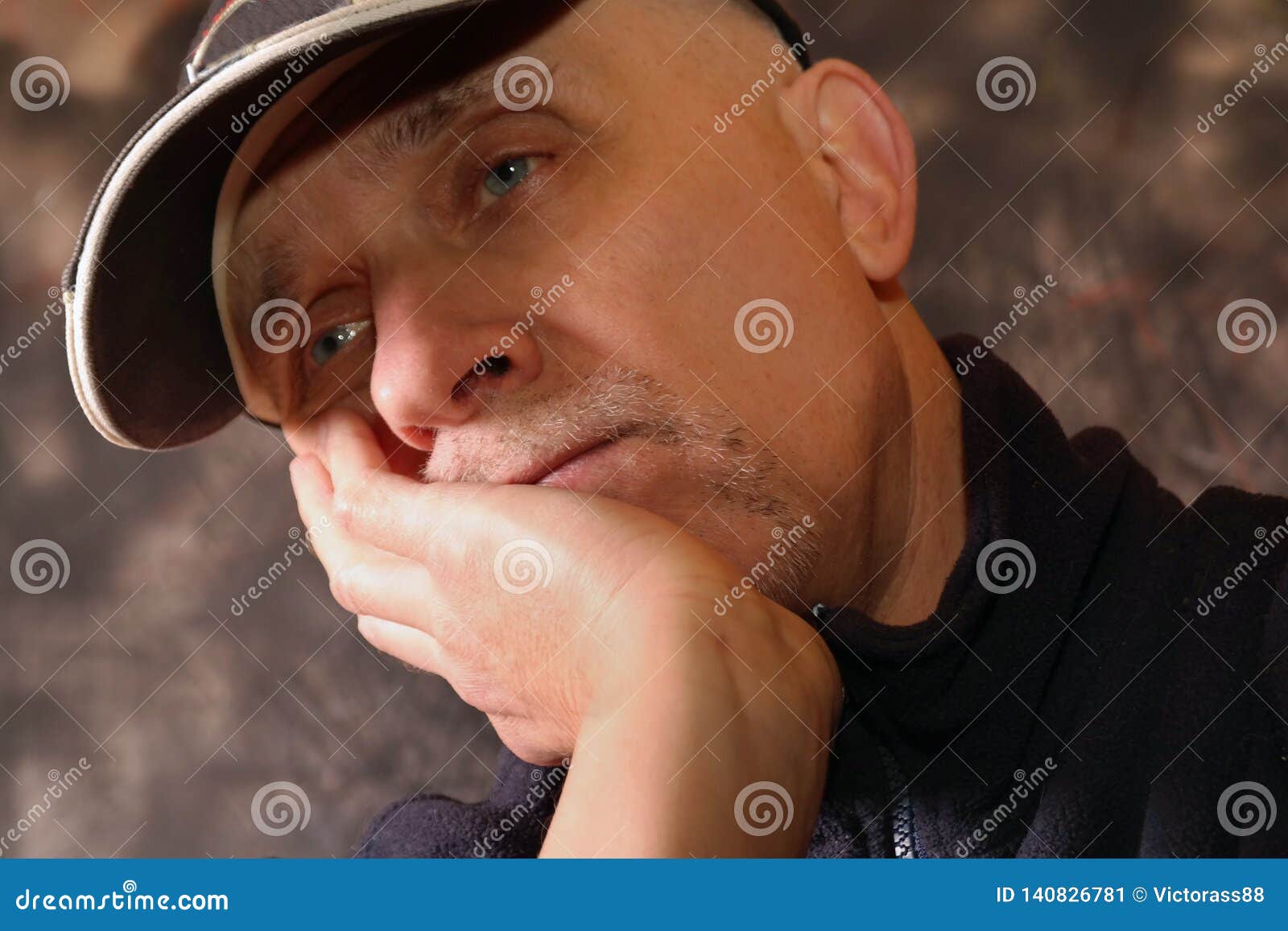 Man feeling sad stock image. Image of depression, portrait - 140826781