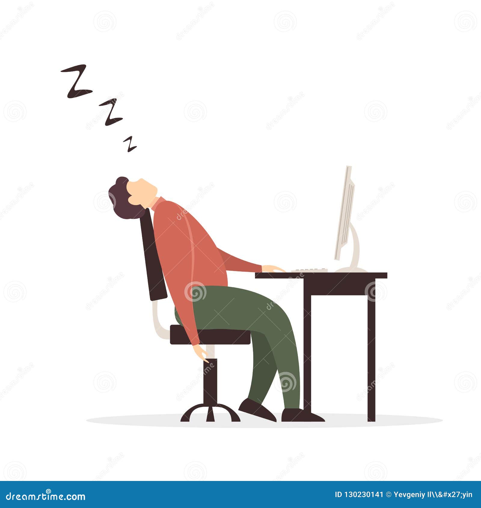 Computer Fell On The Floor And Broke It In Neon Lighting Royalty-Free ...