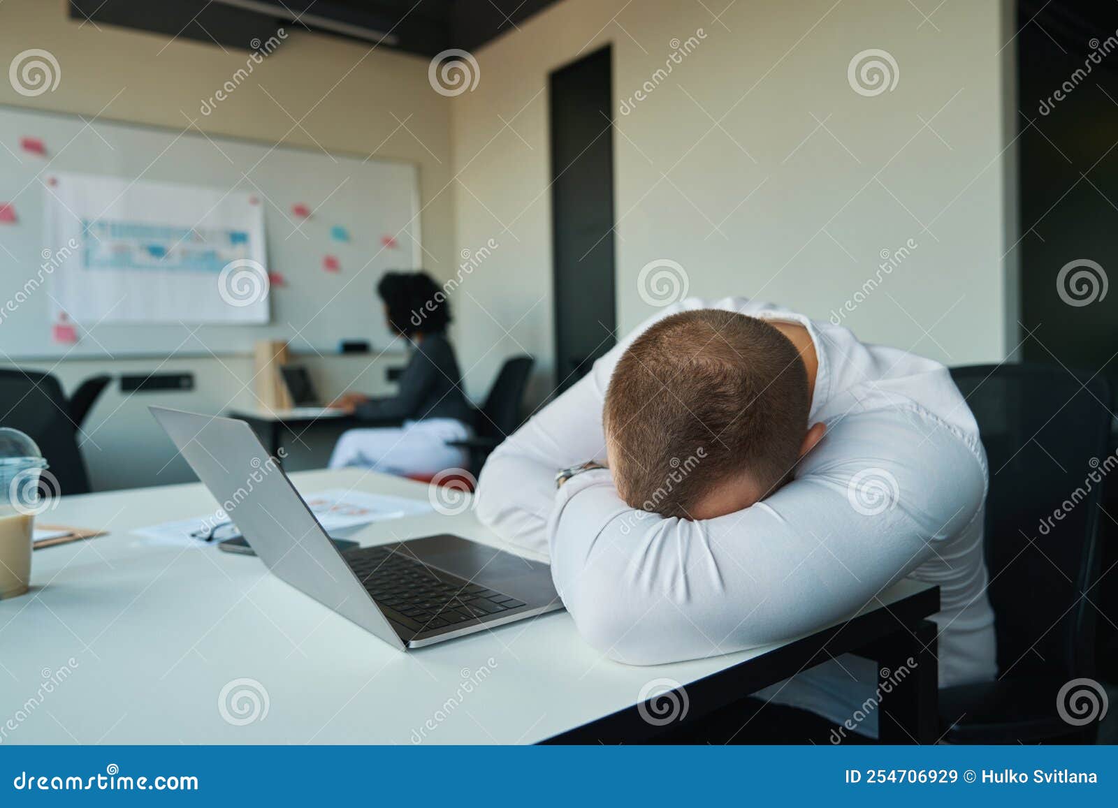 Man Fell Asleep at His Desk in the Office Stock Image - Image of ... Man Fell Asleep at His Desk in the Office Stock Image - Image of ...