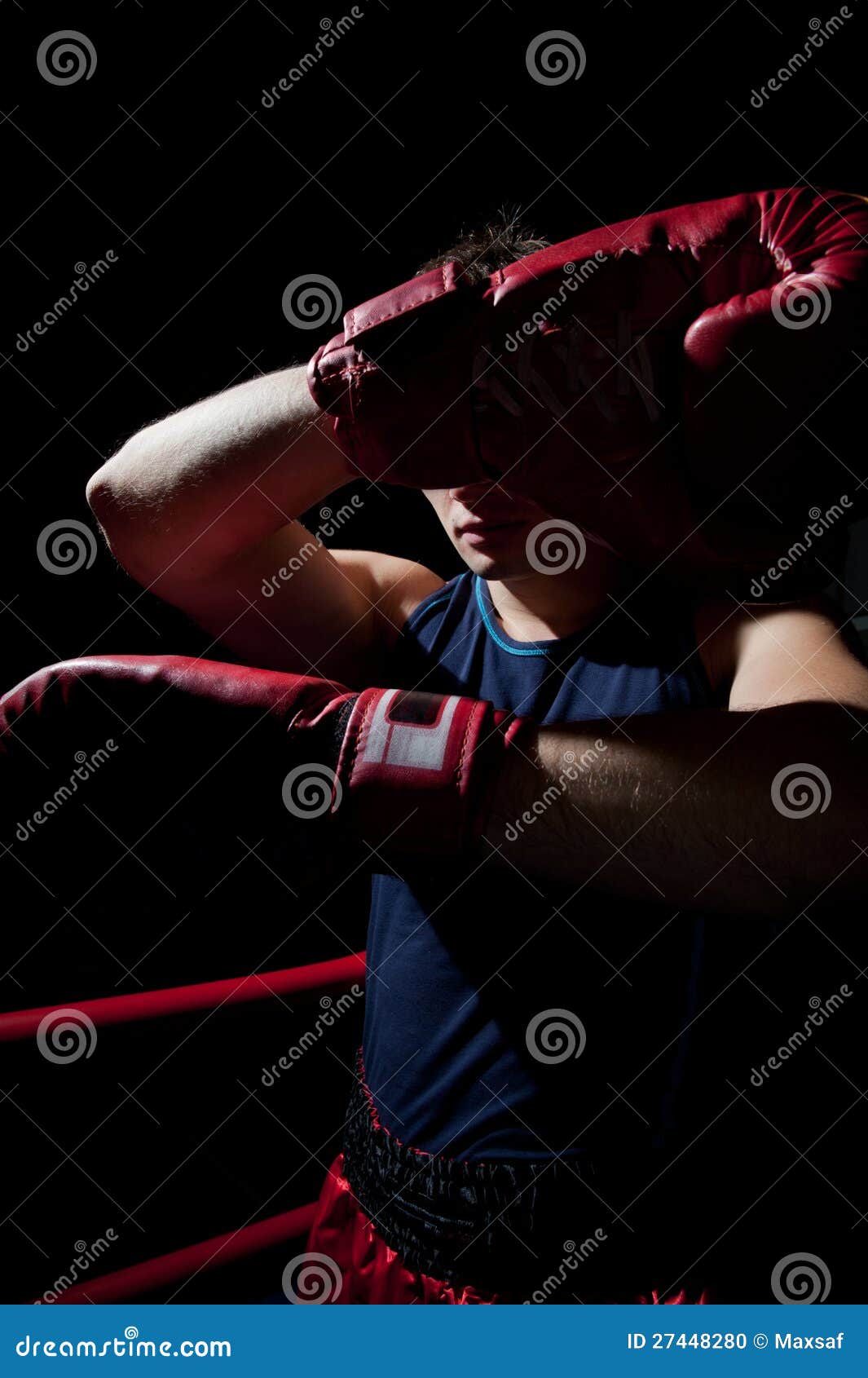 Man fighting on the ring stock photo. Image of club, exercising - 27448280