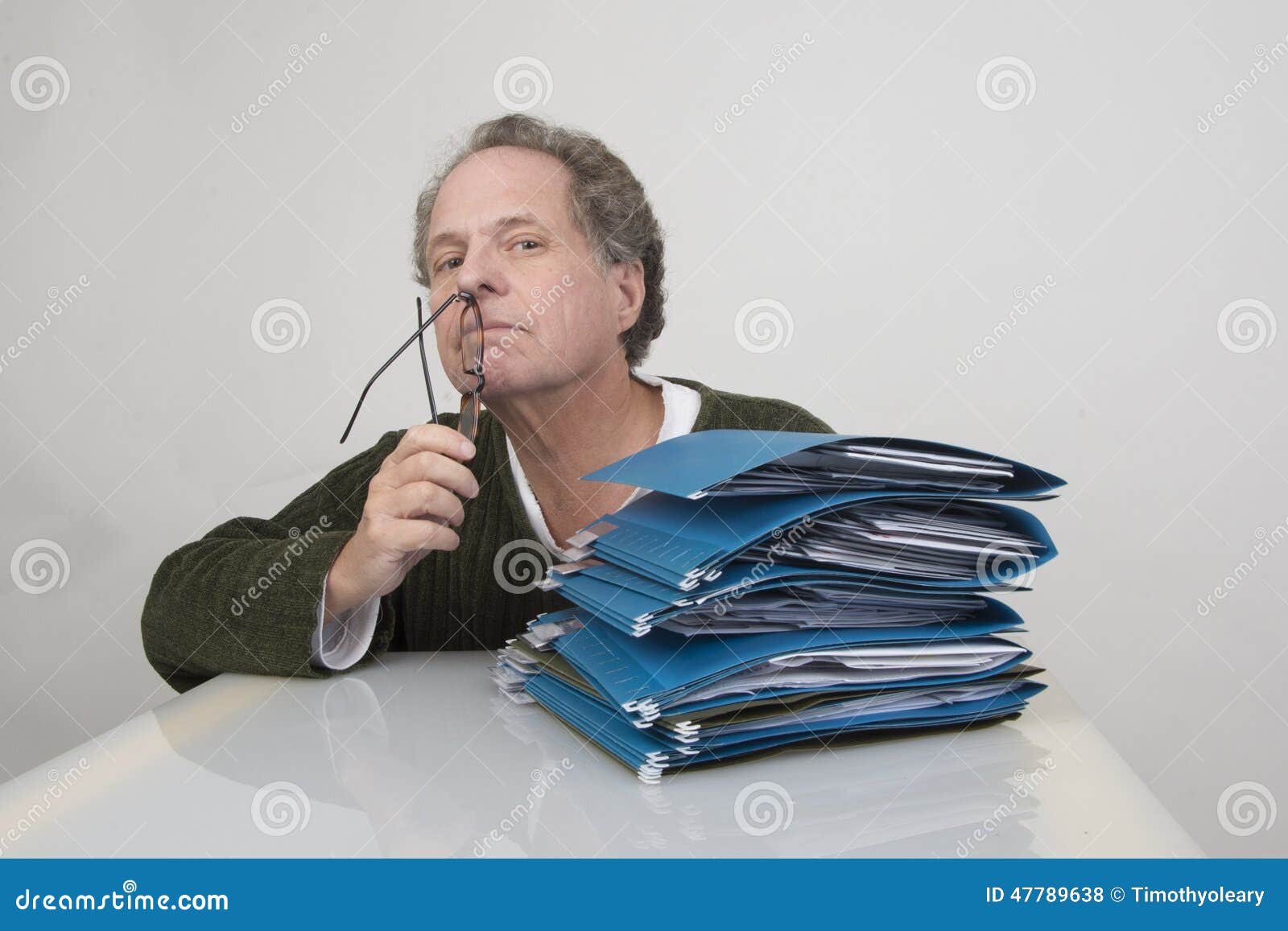 Man with Files stock photo. Image of corporate, person - 47789638