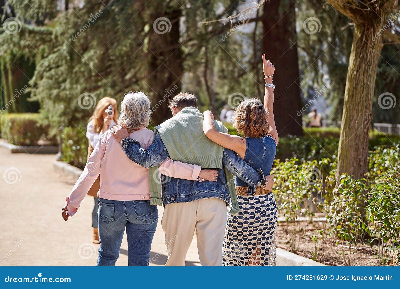 Man Filming Friends with Vintage Camera Stock Image - Image of antique ...