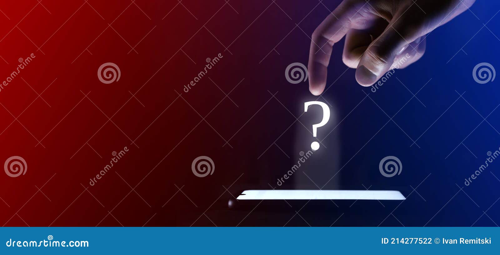 Man Finger Clicks on the Open Question Mark Icon.Plus Symbol for Your ...