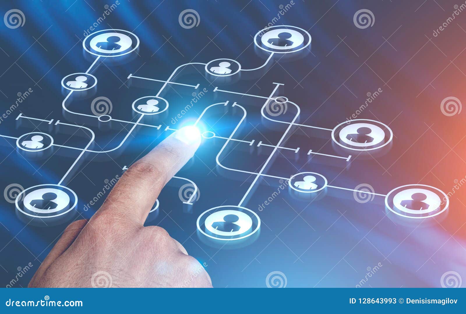 NIC - Network Interface Controller Acronym, Technology Concept ...