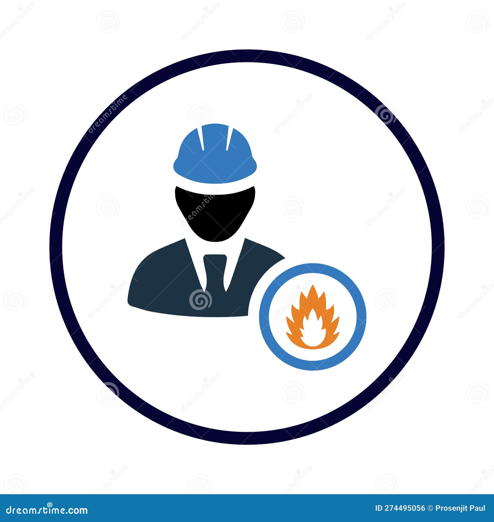 Man, Fire, Fire Fighter Icon Stock Vector - Illustration of rescue ...