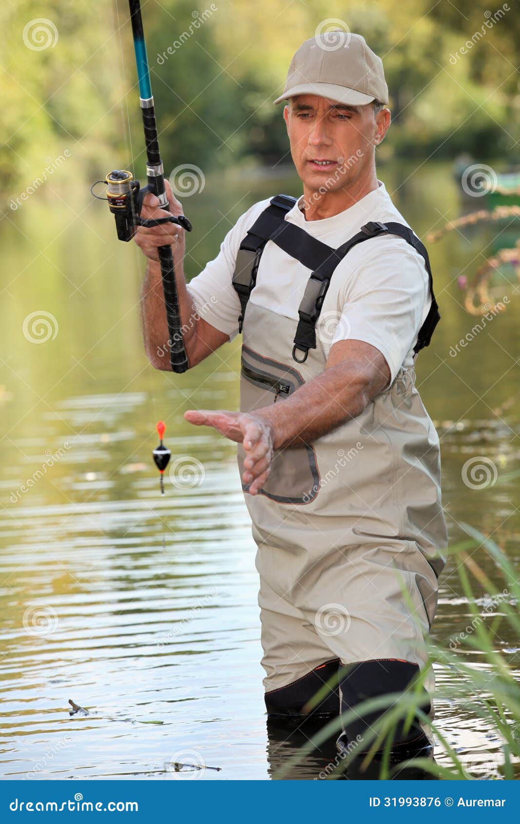 Man fishing stock photo. Image of fishing, recreation - 31993876
