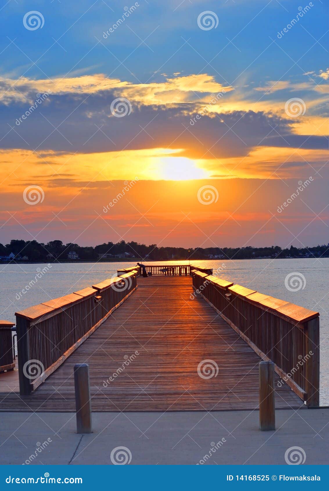 Man Fishing on Pier at Sunset Stock Image - Image of clouds, outdoors ...