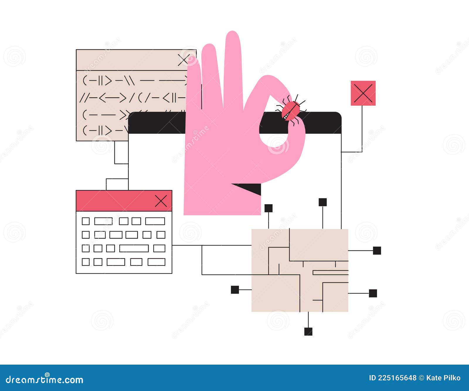 Man Fix Computer or Laptop, Delete Malware, Virus, Bug or System Error ...
