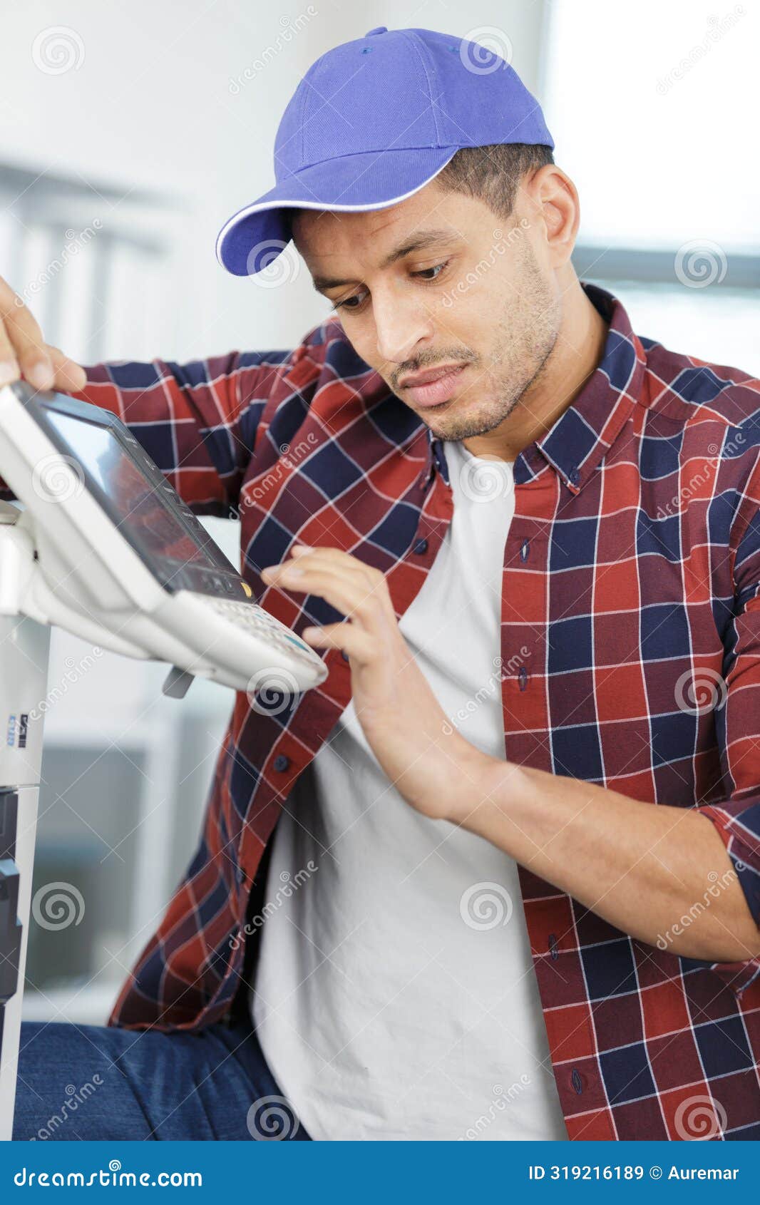 Man Fixes Motherboard with Screwdriver Stock Image - Image of education ...