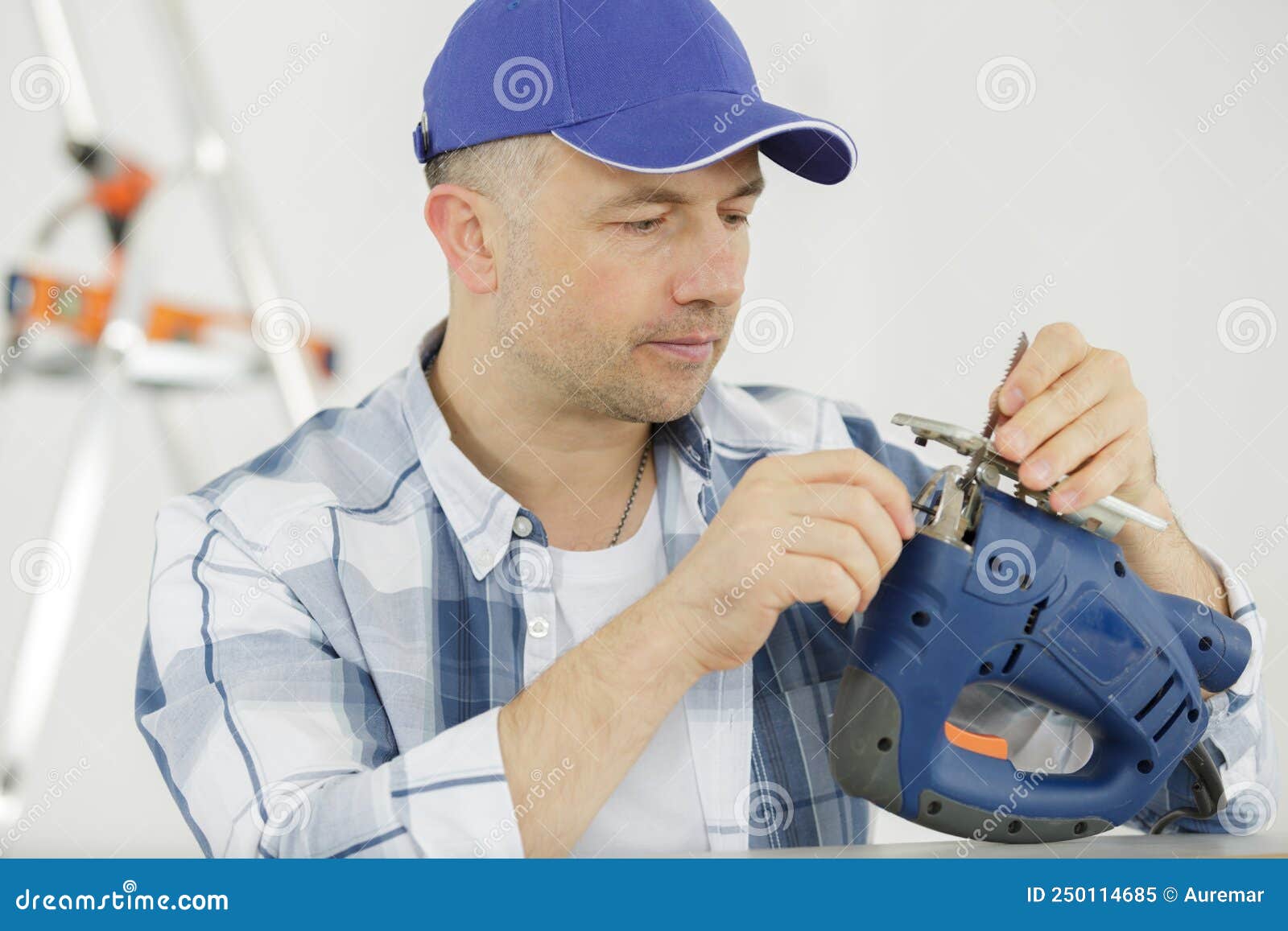 Jigsaw And Tool Of Engineer, Architecture For Drawing And Planing On ...