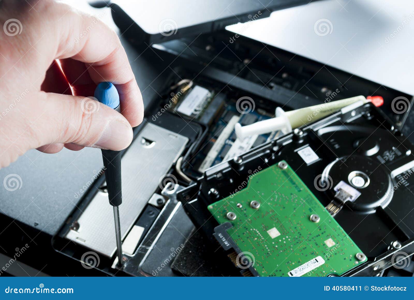 Man fixing computer stock image. Image of connection - 40580411 Man fixing computer stock image. Image of connection - 40580411