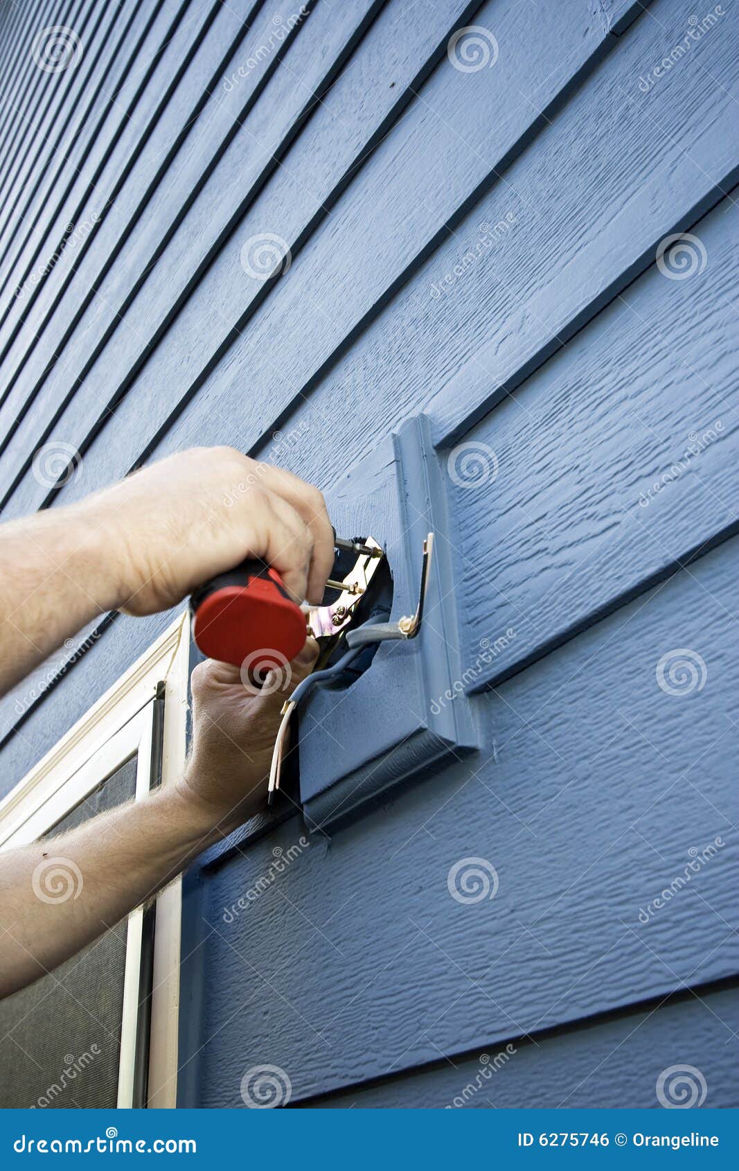 Man Fixing House stock photo. Image of handyman, repair - 6275746