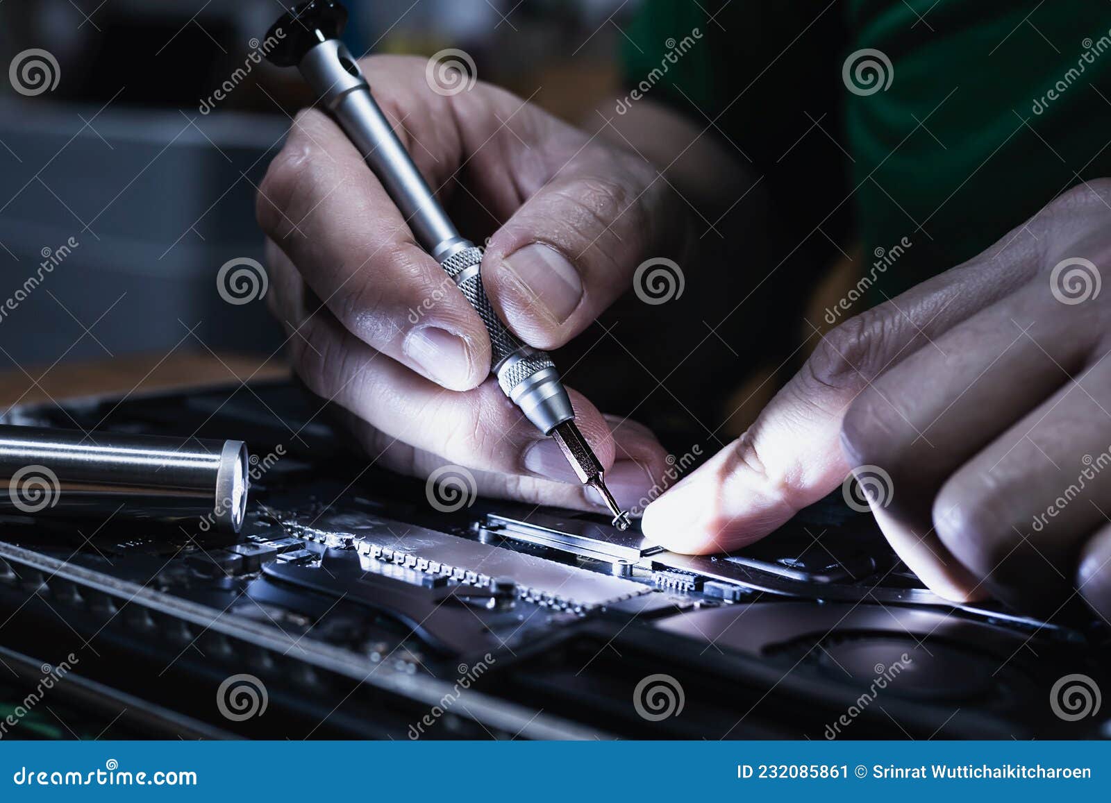 Man fixing laptop computer stock image. Image of examining - 232085861 Man fixing laptop computer stock image. Image of examining - 232085861