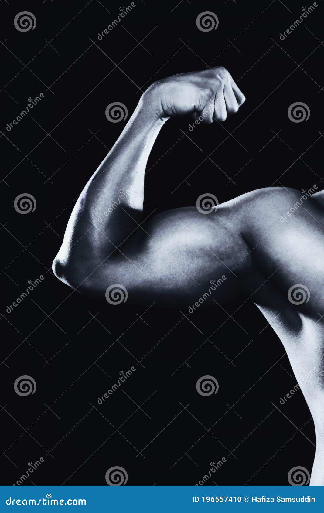 Flexing Muscle On Hand For Heal Office Syndrome Royalty-Free Stock ...