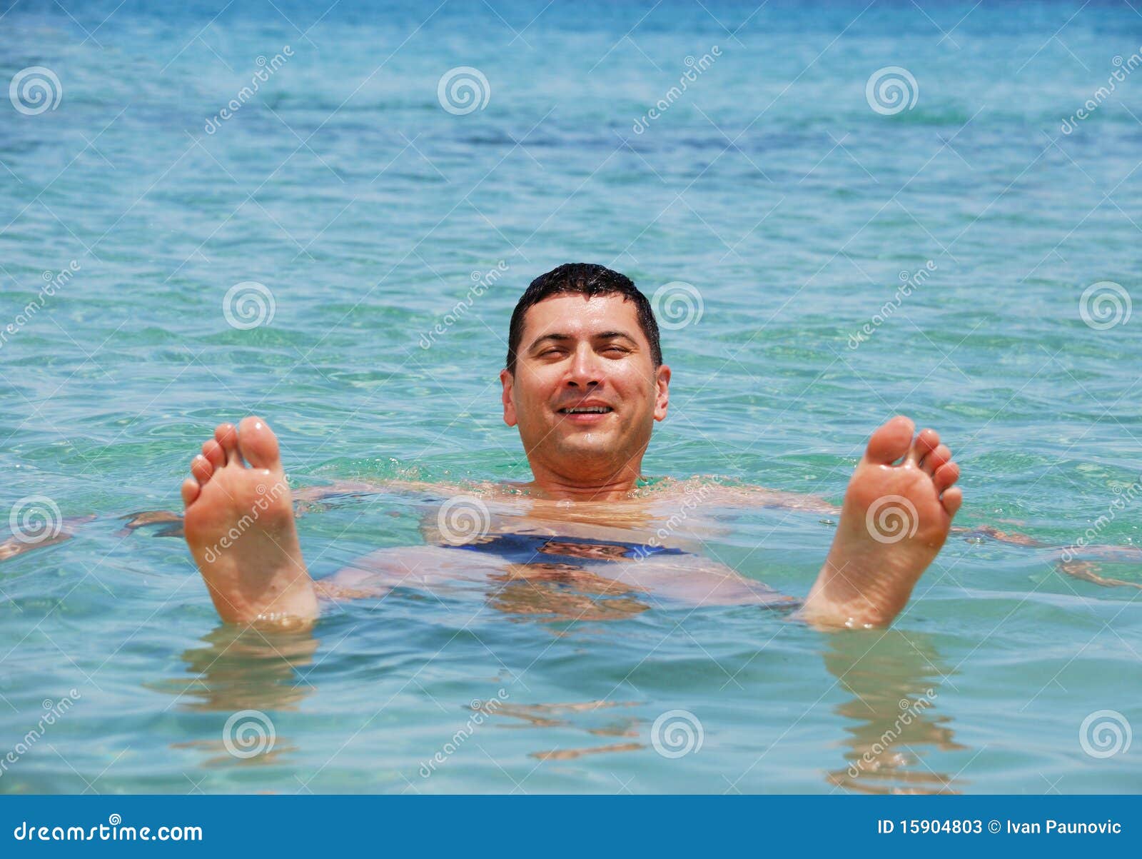 Man floating stock image. Image of healthy, beauty, adult - 15904803
