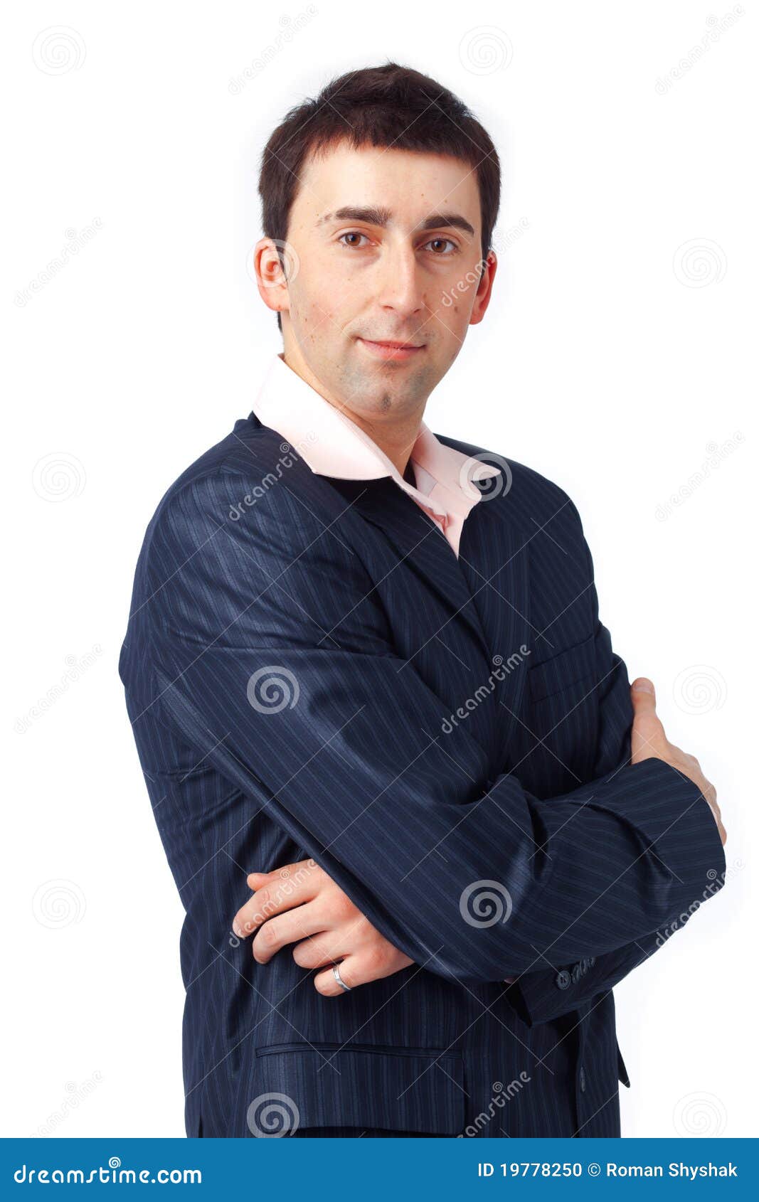 Man with Folded Hands stock photo. Image of people, hands - 19778250