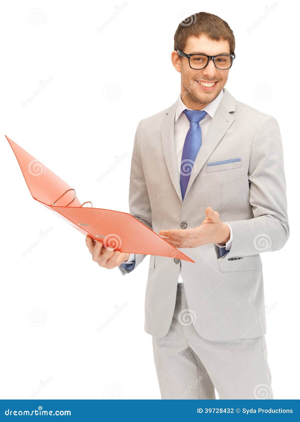 Man with folders stock photo. Image of entrepreneur, cheerful - 39728432