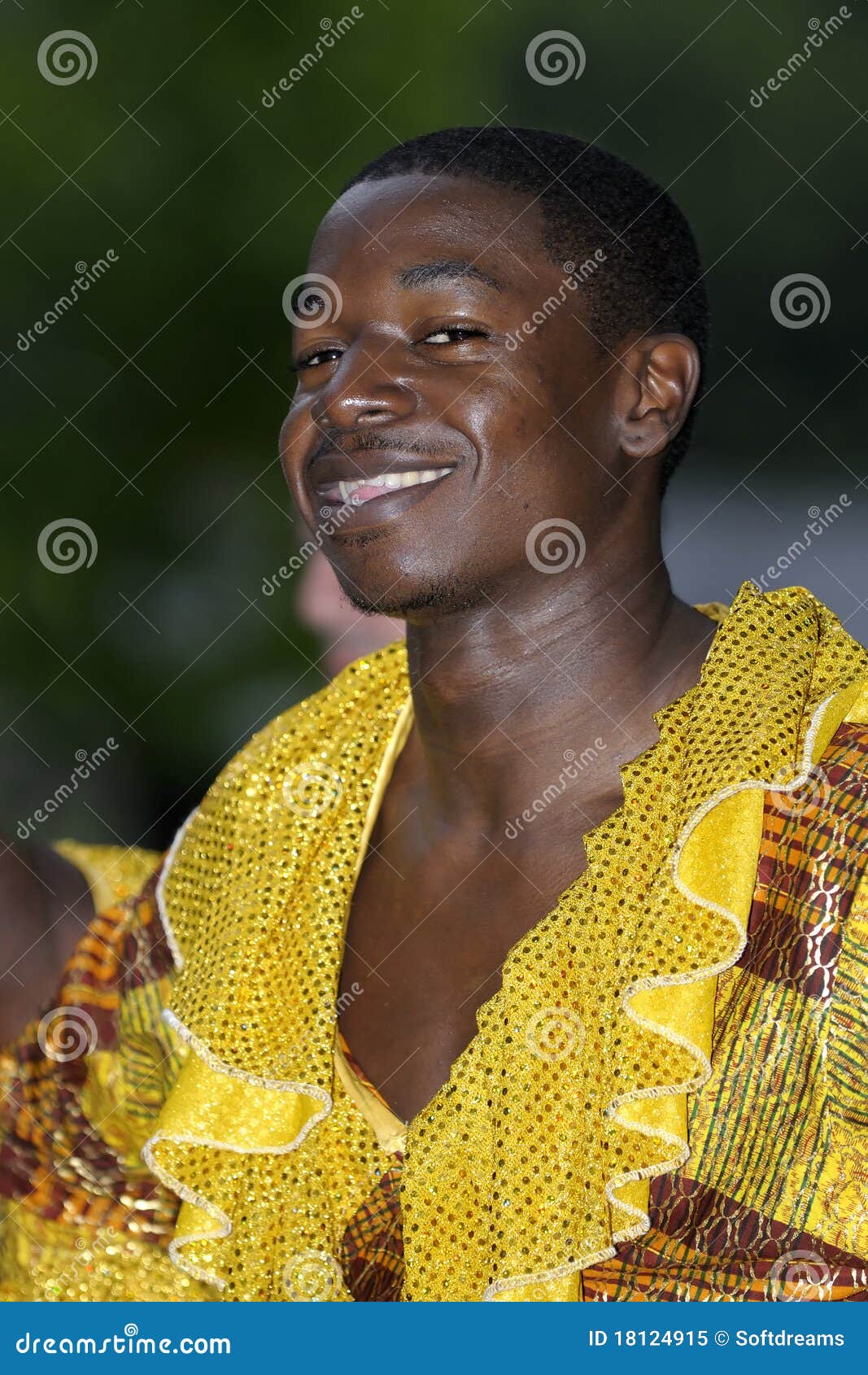 Man Folk Dancer with Senegal Editorial Image - Image of fable ...