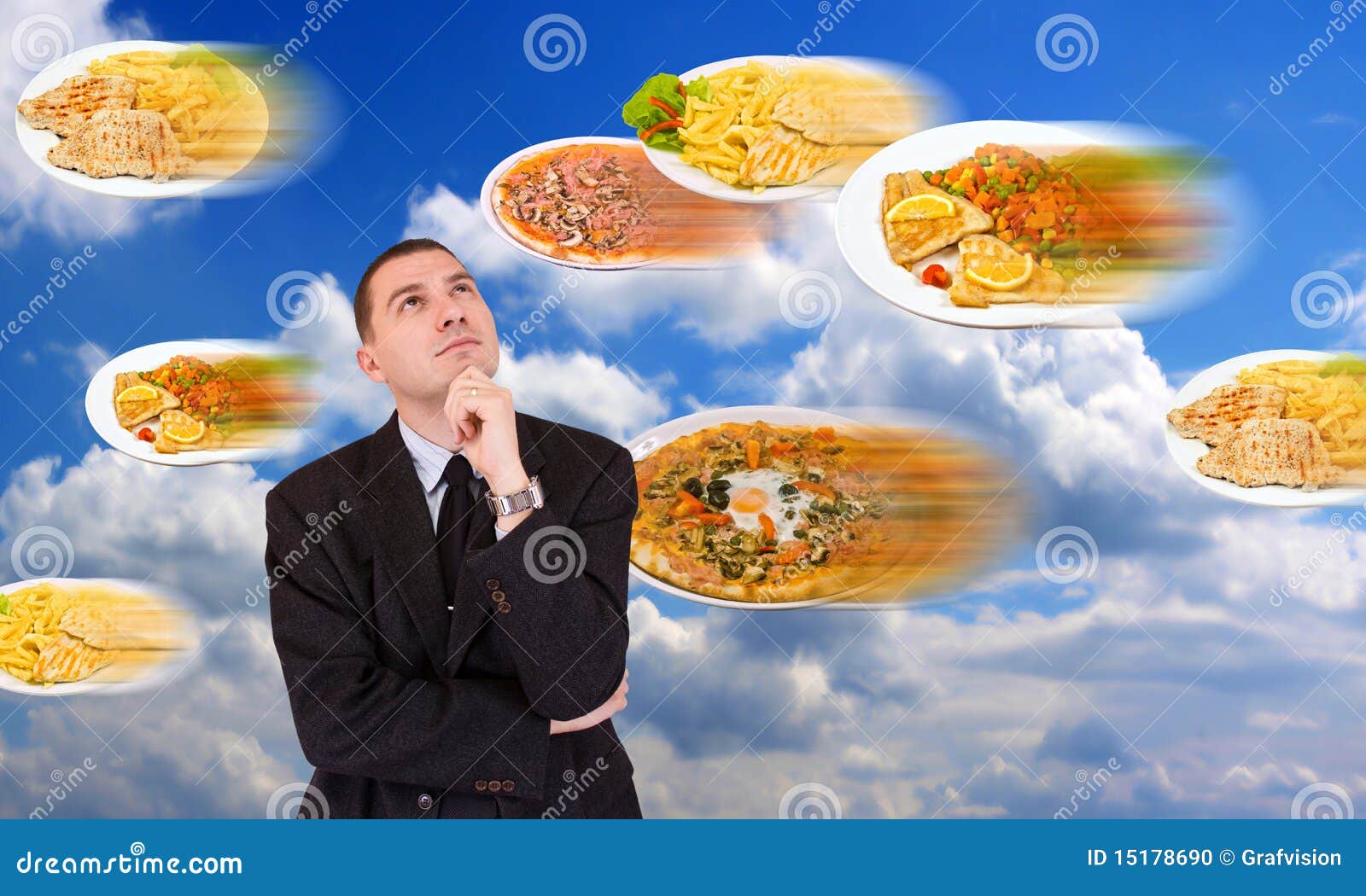 Man and food stock photo. Image of dinner, freshness - 15178690