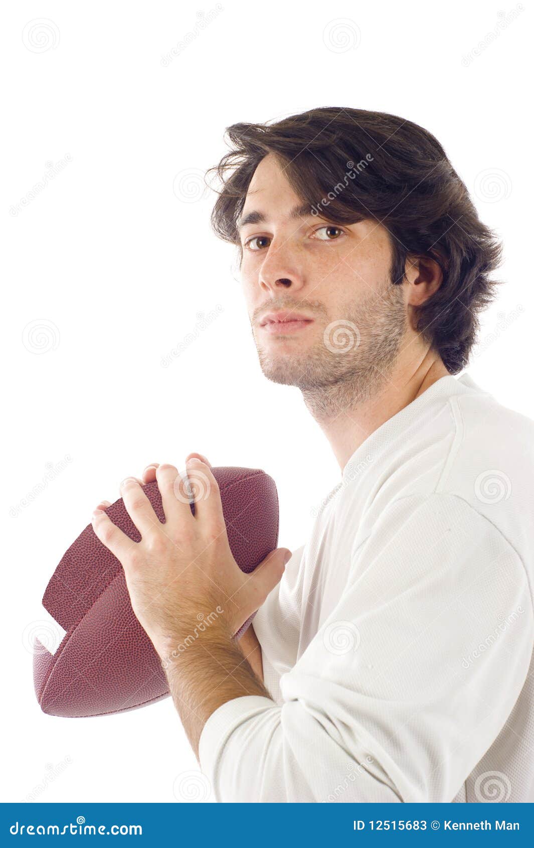 Man with Football stock image. Image of playing, person - 12515683