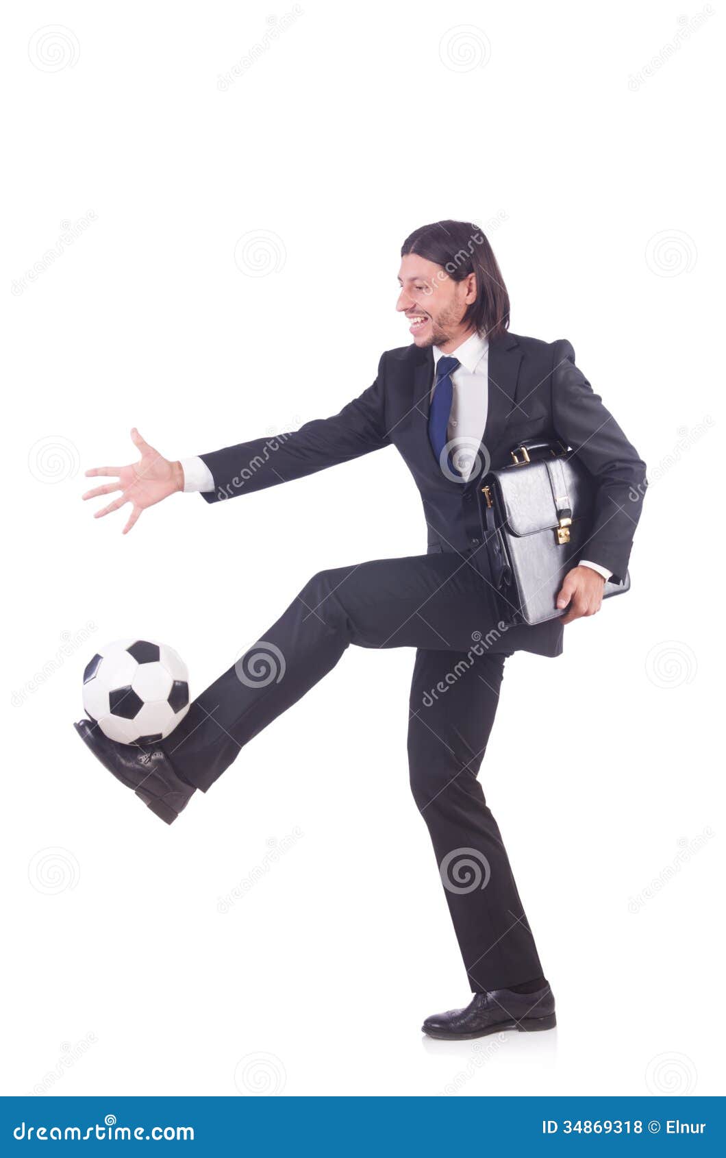 Man with football stock photo. Image of football, play - 34869318