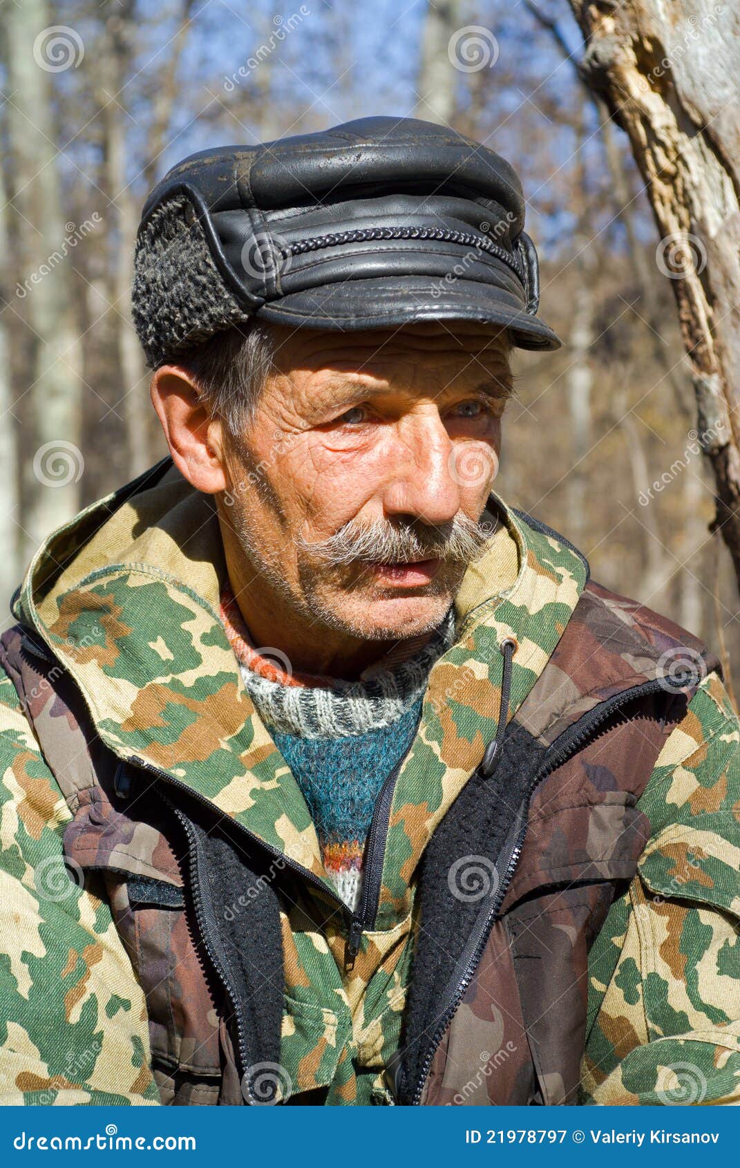 Man in forest 1 stock image. Image of nature, leisure - 21978797
