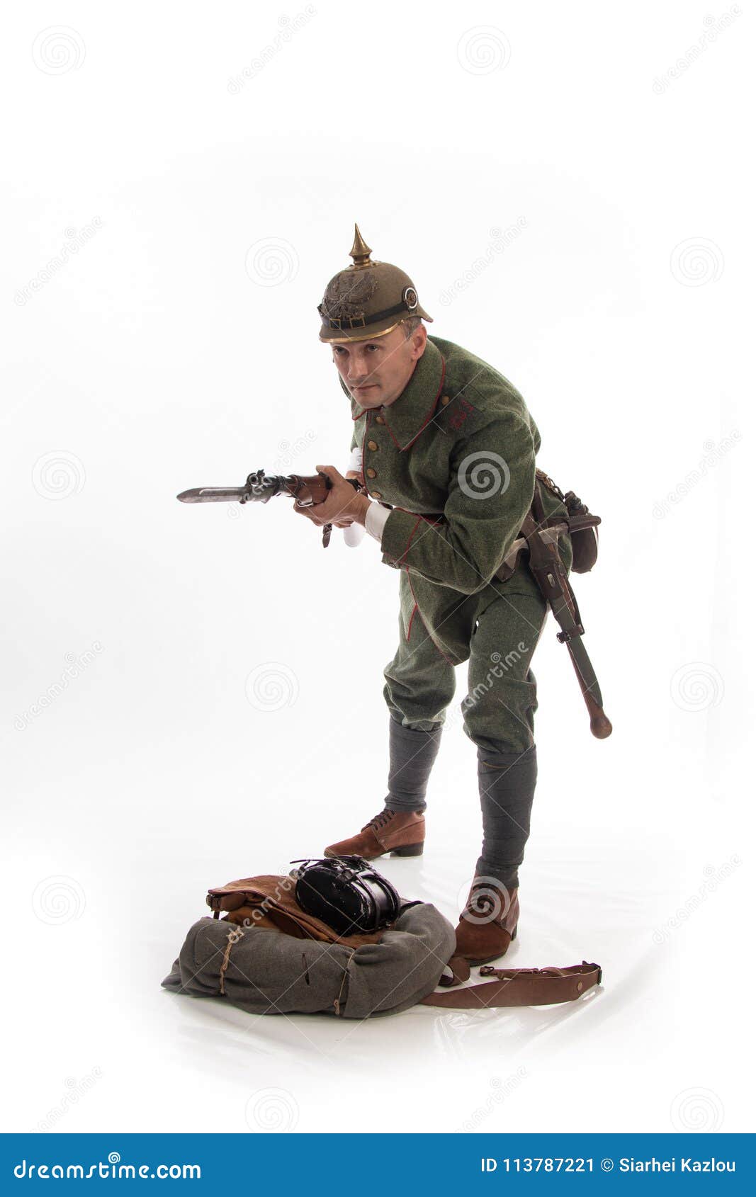 Man in the Form of a German Infantryman from the Times of the First ...
