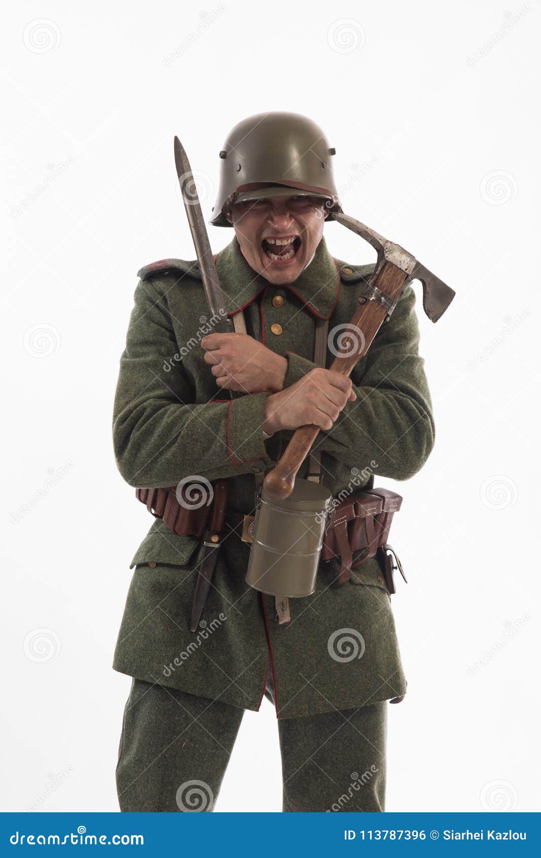 Man in the Form of a German Infantryman from the Times of the First ...