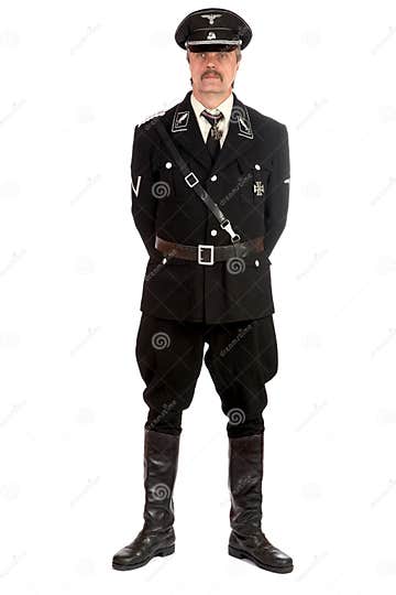 Man in the Form Standartenfuehrer Ss Stock Image - Image of armed ...