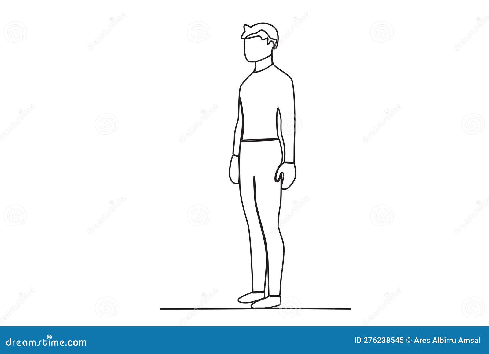 A man forms an acute angle stock vector. Illustration of symbol - 276238545