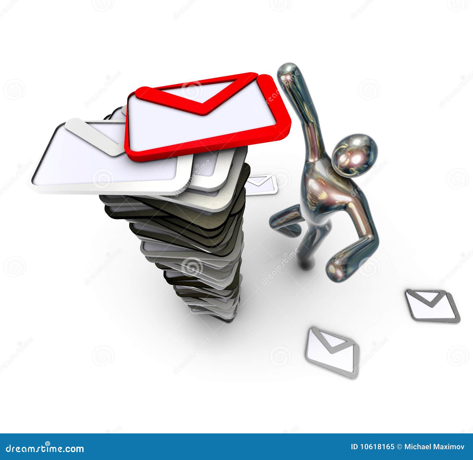 Important Mail Icon With Label And Envelope Vector Illustration ...