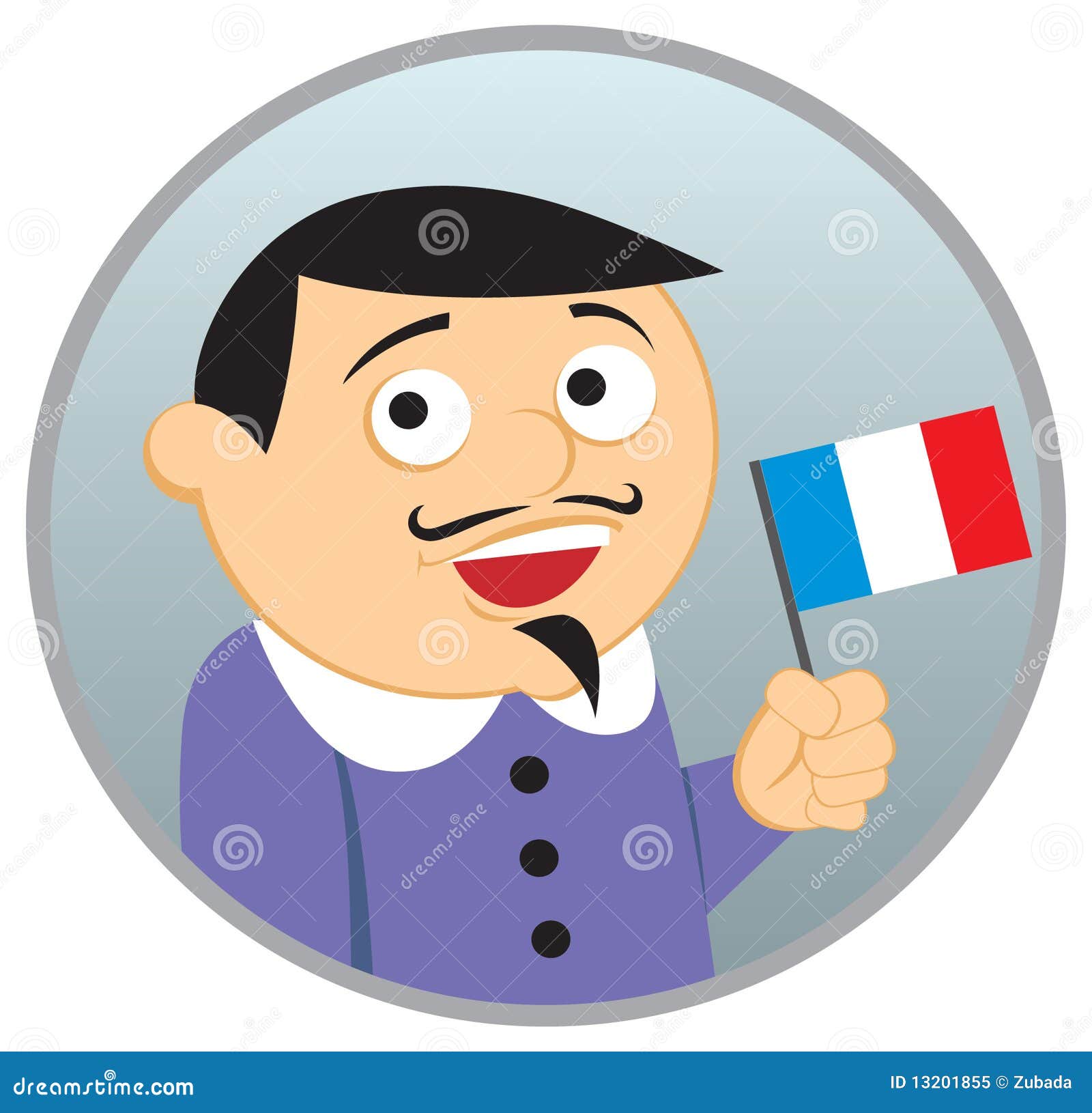 Man from France stock illustration. Illustration of male - 13201855
