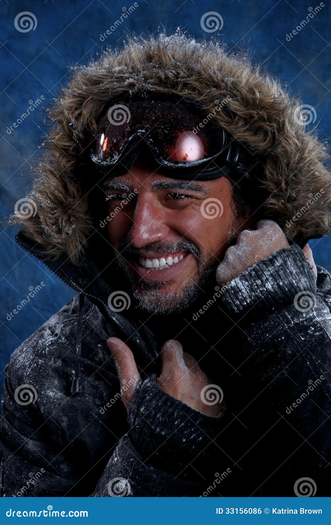 Man Freezing in Cold Weather Stock Photo - Image of chilly, adult: 33156086