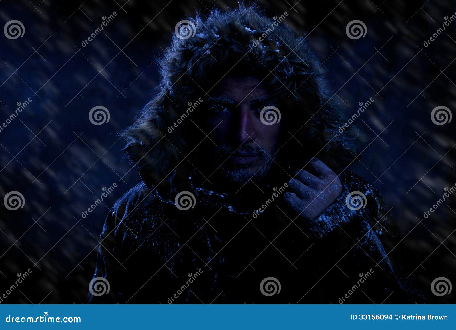 Man Freezing in Cold Weather Stock Photo - Image of coldy, beautiful ...