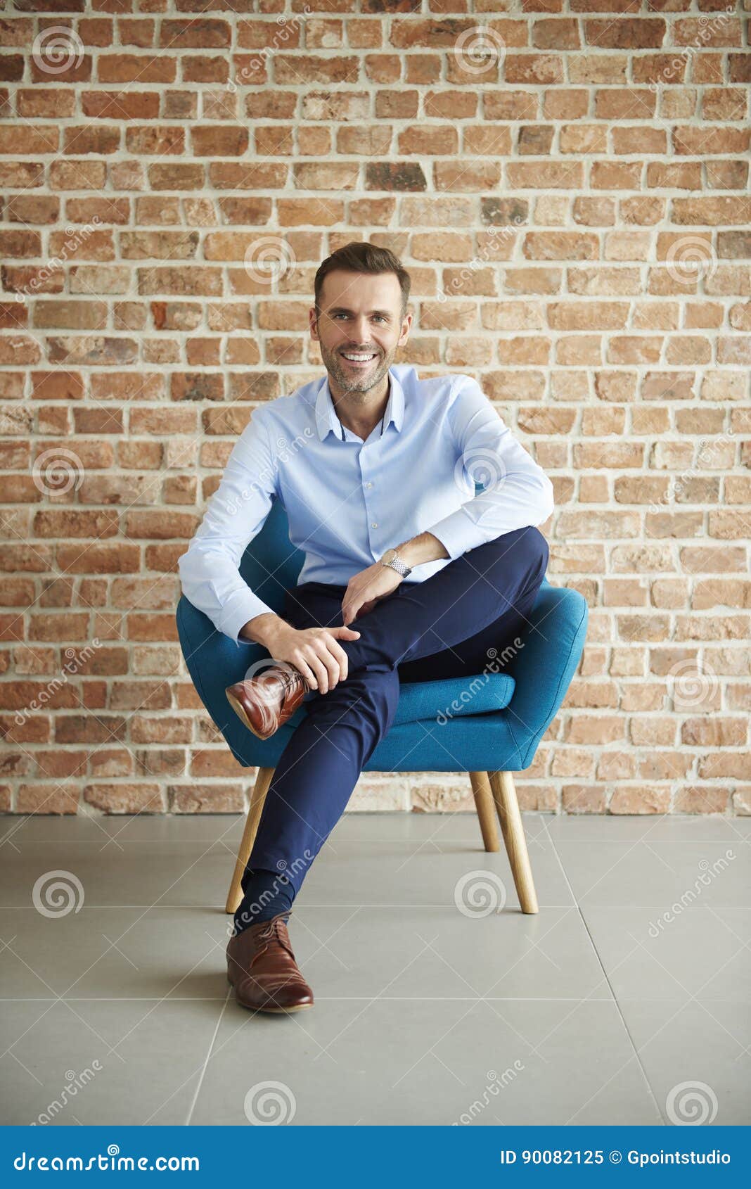 Man in front of brick wall stock image. Image of beard - 90082125