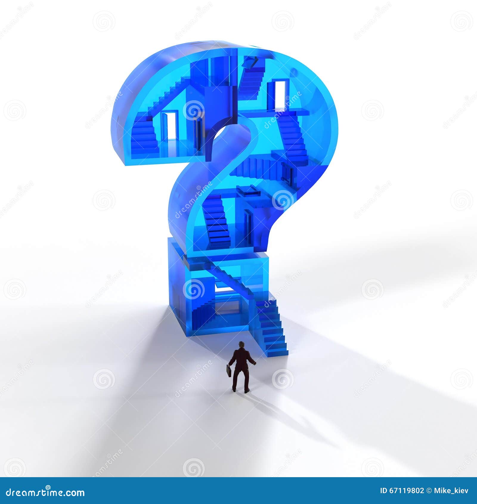 Glass Question Mark Stock Photo | CartoonDealer.com #5756730