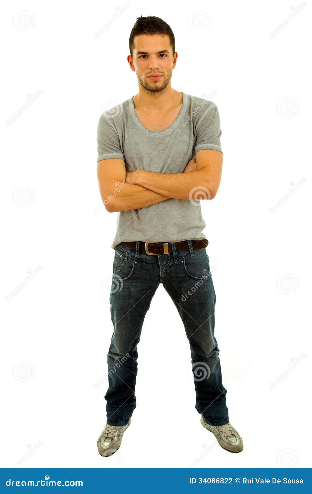 Man full body stock photo. Image of life, model, expression - 34086822