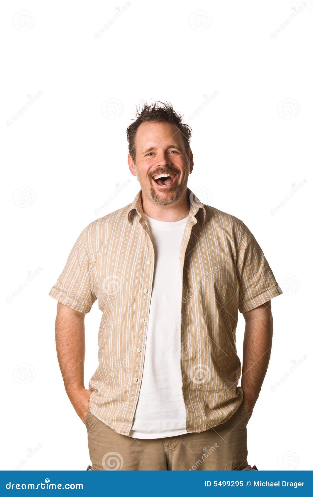 Man with fun expression stock image. Image of studio, smile - 5499295