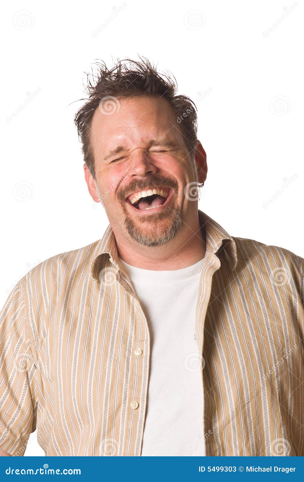 Man with fun expression stock image. Image of hair, darkhaired - 5499303