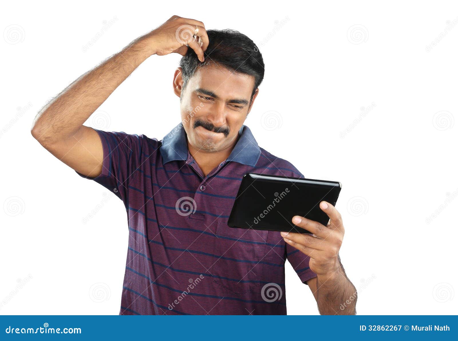 Man with funny expression stock image. Image of posing - 32862267