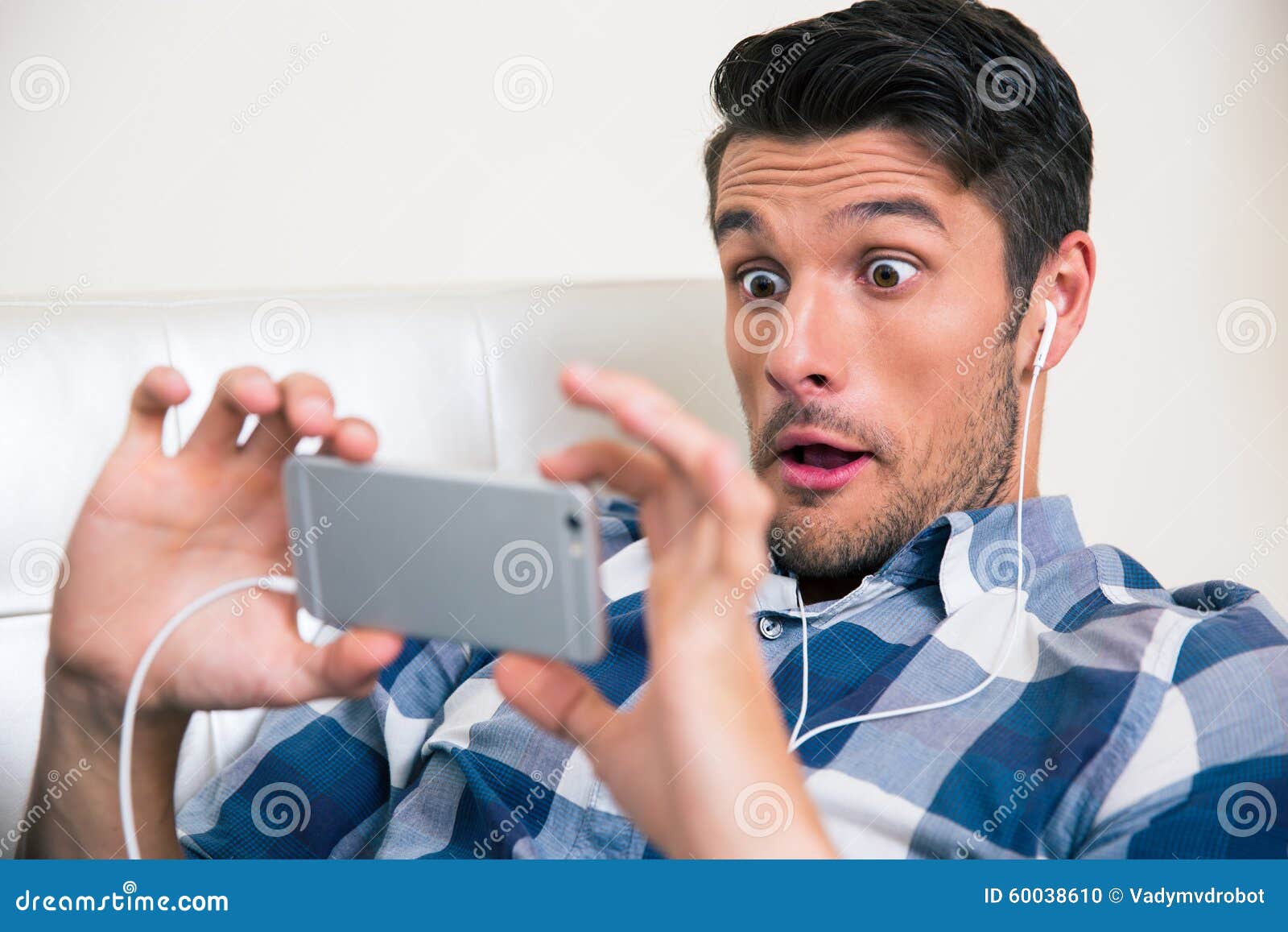 Man gaming on smartphone stock photo. Image of internet - 60038610