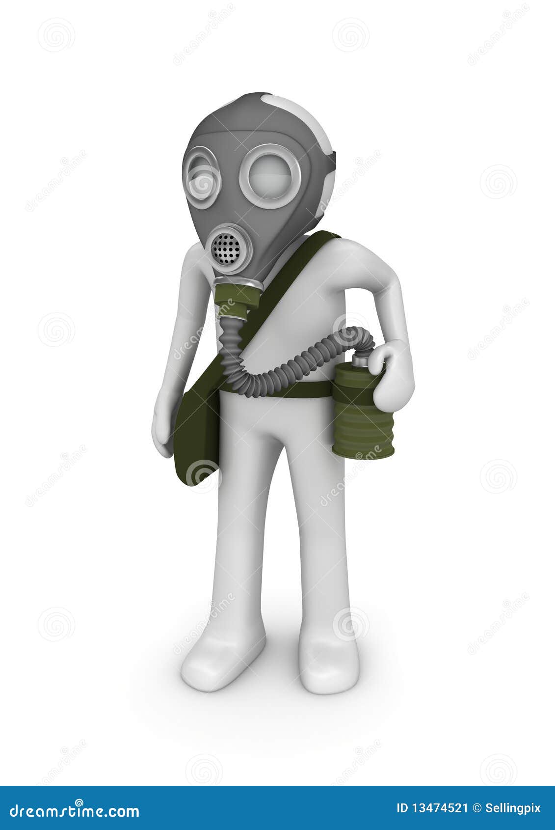 Man In Gas Mask Stock Photo | CartoonDealer.com #13474521