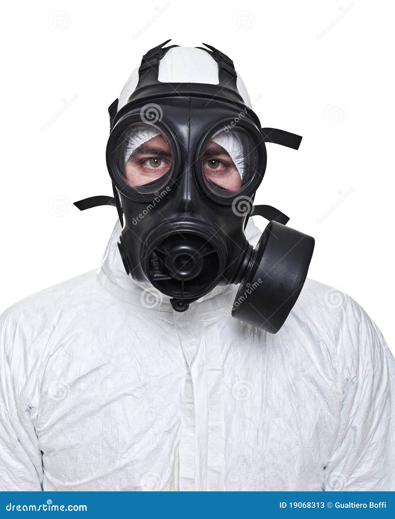 Man with gas mask stock image. Image of biohazard, black - 19068313
