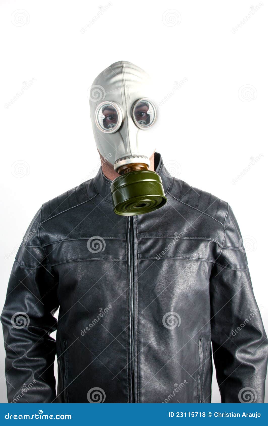 Man in Gas Mask stock photo. Image of biohazard, face - 23115718